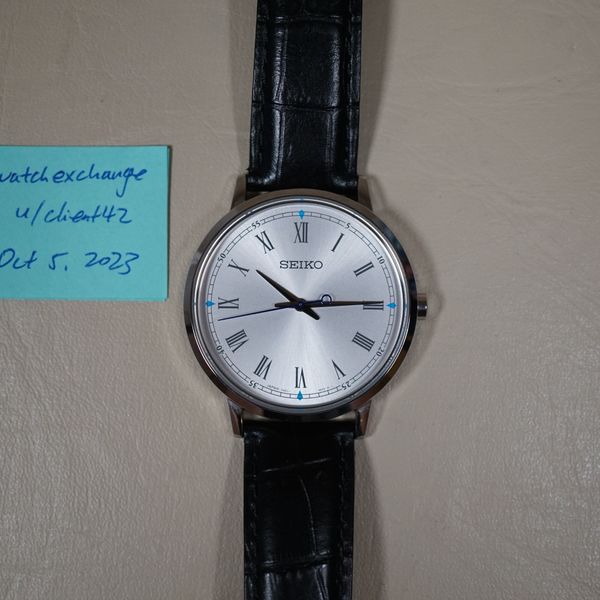 [WTS] Rare Seiko 7N01-HBN0 38mm Silver Roman Numeral Dial Quartz - $150 ...