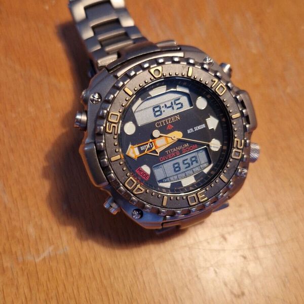 Citizen Promaster Aquamount Diver 48MM TITANIUM BAND JP3050-56E C900 ...