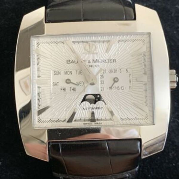 Baume & Mercier Hampton Spirit 8487 Moonphase, Day & Date Men’s Watch ...