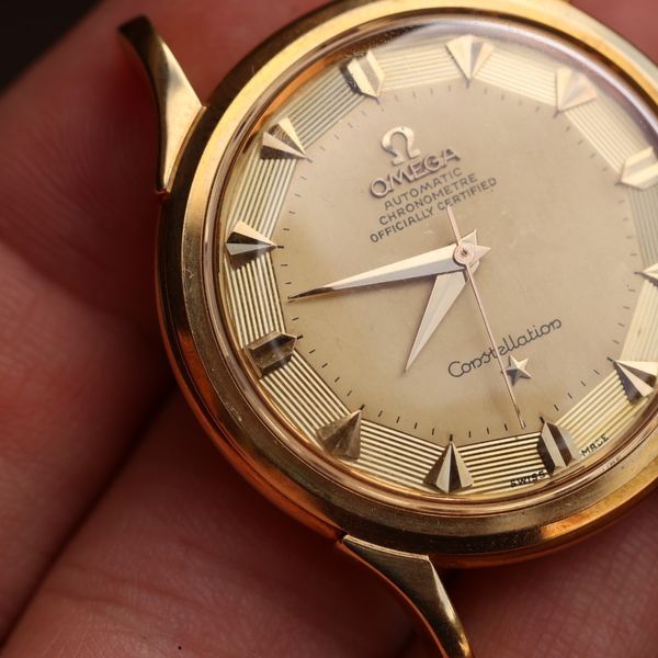 Vintage 1954 Omega Constellation Deluxe ref. 2852/2853 Gold Cal. 501 ...