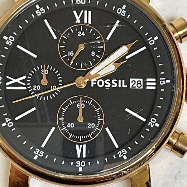 Fossil Rhett Chronograph Day/Date Quartz Watch Model # BQ1008 Working ...