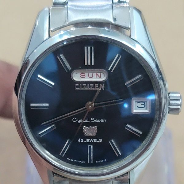 Very Rare Vintage Citizen Crystal Seven 43J Automatic Mens Watch ...