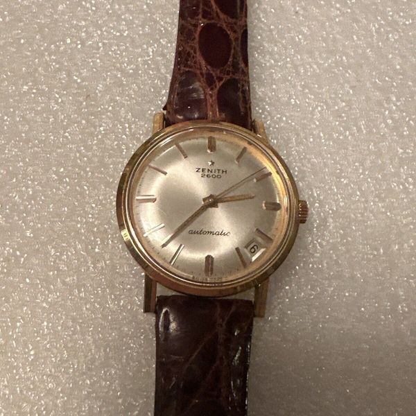 Zenith 2600. Automatic. Gold Plated Vintage Watch. Cal.2532. 1960's ...