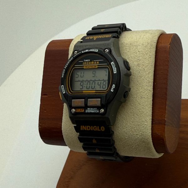 RARE Timex IRONMAN Small INDIGLO Digital Watch â 34 mm Case â New ...