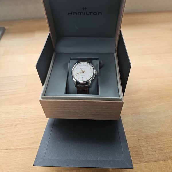 Hamilton Jazzmaster Men's Automatic 40mm Day Date | WatchCharts Marketplace
