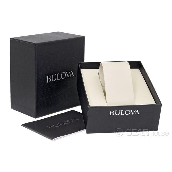 BULOVA Womens Rectangular Dress Watch, Silver Dial Two Tone Gold ...