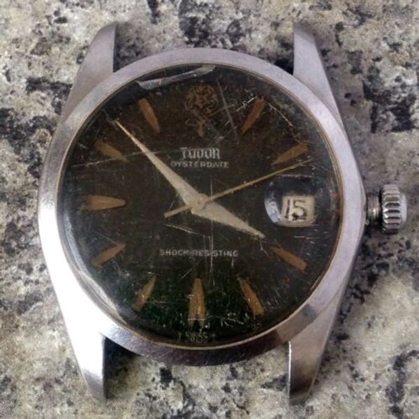 1960s Tudor Oysterdate Big Rose Ref.7962 Vintage Watch ~ for Repair ...