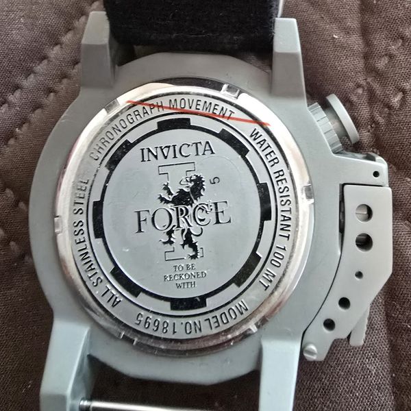 Invicta 50mm I-Force Bomber 18697 LEFTY Mens Watch | WatchCharts ...
