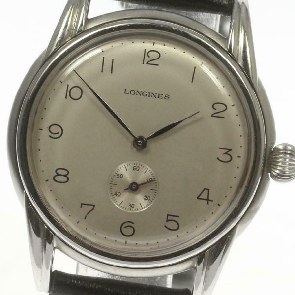 Longines Round cal.520 Leather Belt Hand-winding Boy's Watch _478532 ...