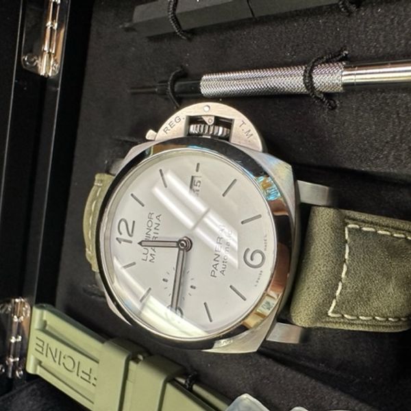 FSOT: Panerai Luminor Marina - PAM 1314 - White Dial - 44mm - Mint ...