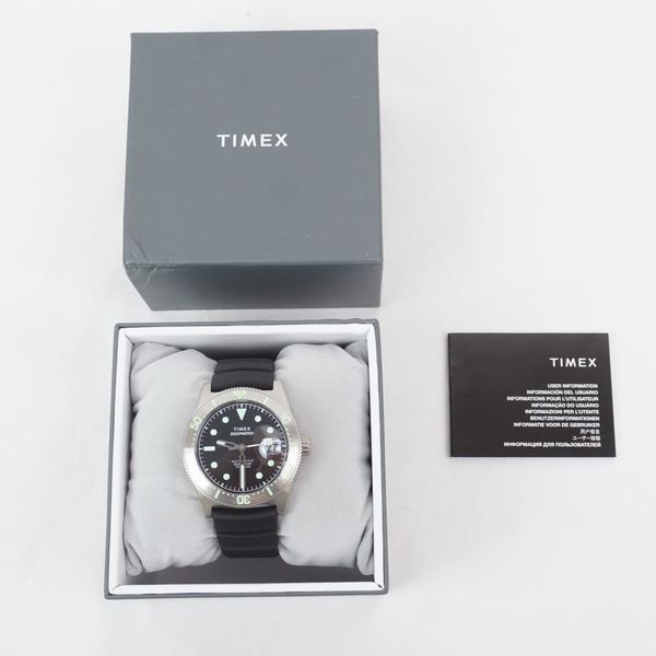 Timex Deepwater Reef 200 Titanium Automatic 40mm Rubber Strap Watch ...