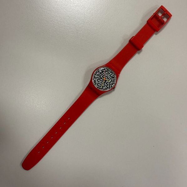 â Swatch Keith Haring-type 1984 SQUIGGLY LR104 - with brand new strap ...