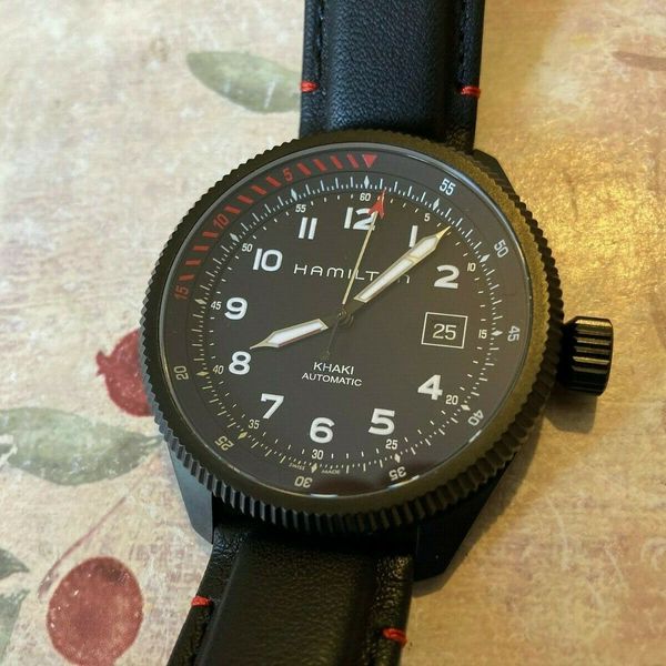 NEW! Hamilton Khaki Aviation Takeoff Air Zermatt Automatic Men's Watch ...