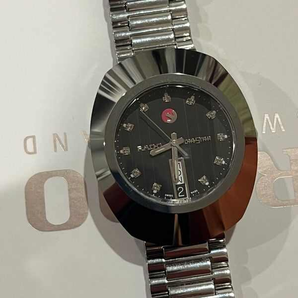 Rado Diastar Men's Black Wristwatch - R12408613 | WatchCharts Marketplace