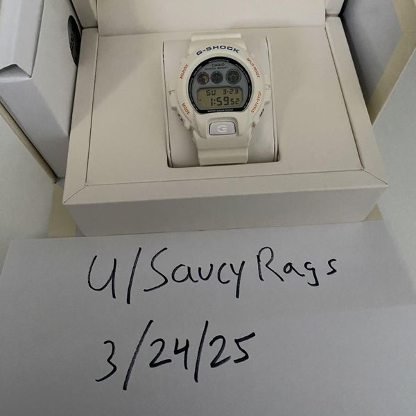 [WTS] Casio G-Shock x John Mayer x Hodinkee DW6900-PT80 White | Limited ...