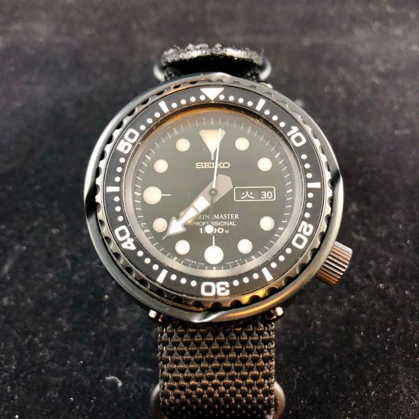 FS: Seiko SBBN013 Darth Tuna (with SBDB009 high end silicone strap and ...