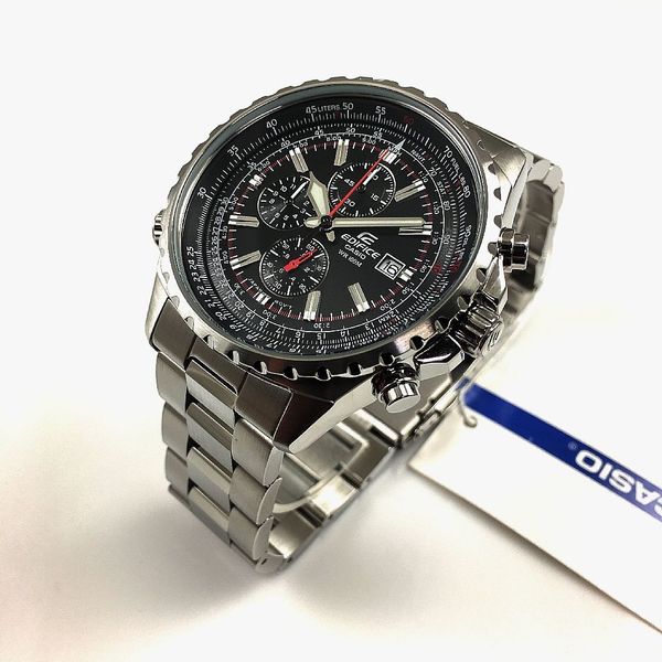 Men's Casio Edifice Pilot Aviator Style Chronograph EF-527D Watch ...