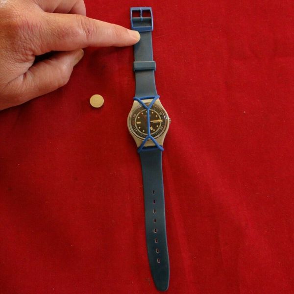 1986 Vintage Swatch Watch 'Rotor – GS400' With Crystal Guard *Keeps ...