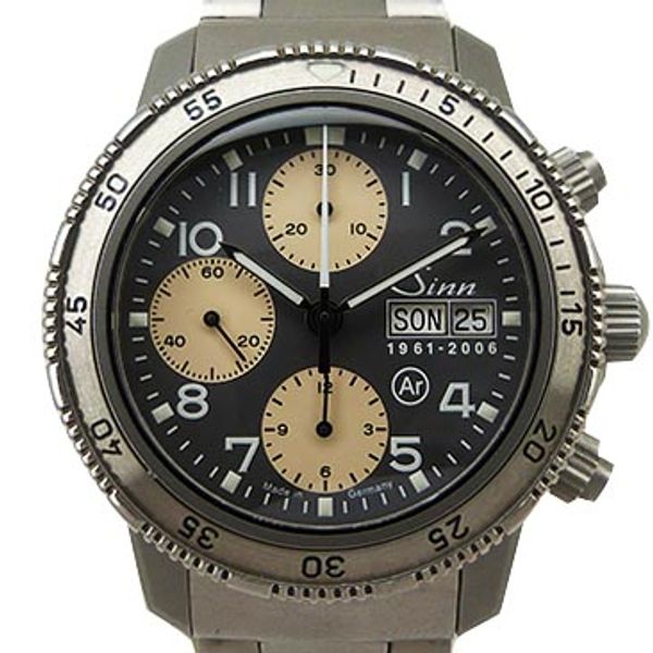 Sinn [Sinn] 203.JUB 203 chronograph titanium 45th anniversary ...
