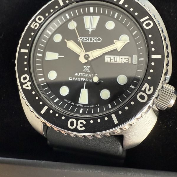 Seiko Prospex Turtle SRPE93 Black Dial Diver's Automatic Men's. MSRP $495!! | WatchCharts ...