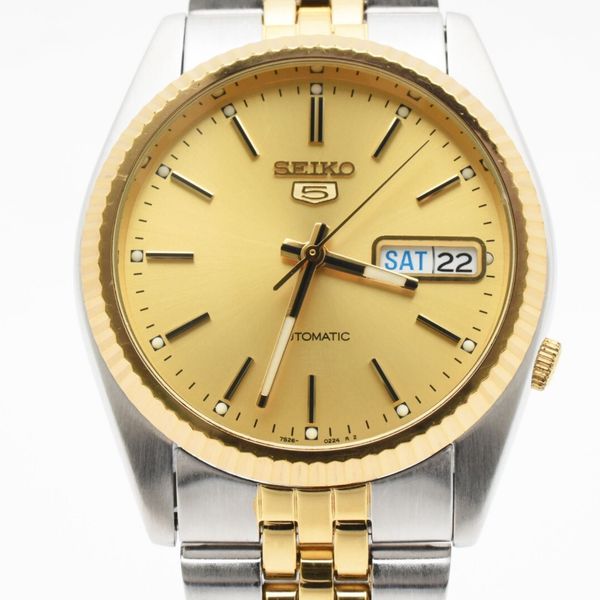 [Near MINT] SEIKO 7S26-3110 Gold Dial Day Date Automatic Men's Watch From JAPAN | WatchCharts ...