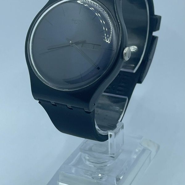 Swatch Black Rebel - SUOB702 - Working inc new Battery & Straps ...