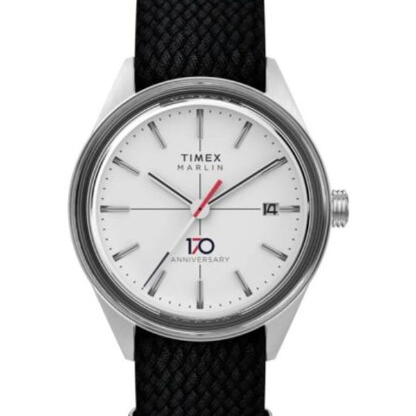 Timex Marlin® Jet 170th Anniversary 38mm Fabric Strap Watch - Order Confirmed | WatchCharts ...