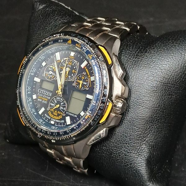 Citizen Eco-drive Skyhawk WR 200 Men's Watch 42mm Case FLT12-BMR ...