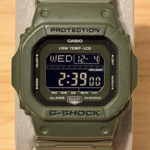 [WTS] Casio G-Shock GLS-5600CL-3 G-Lide Low Temp Resistance Green ...