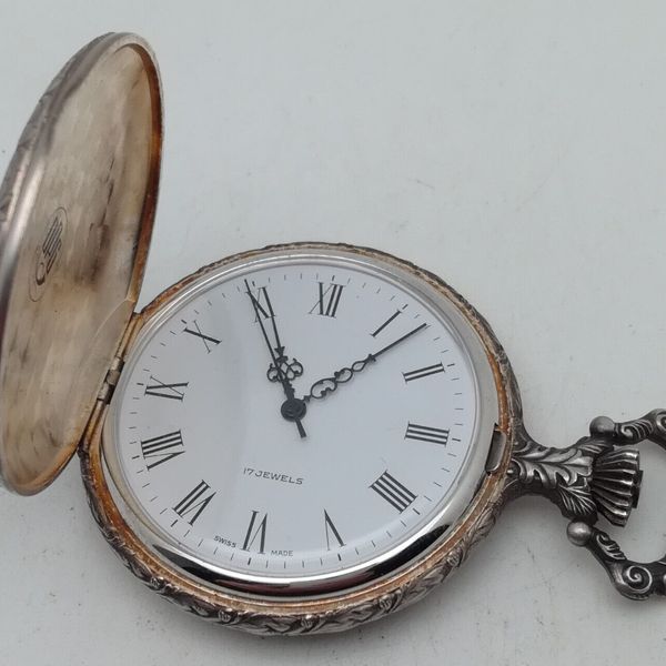 German Postal Union Pocket Watch, Swiss Made, Manual Winding, Watch ...