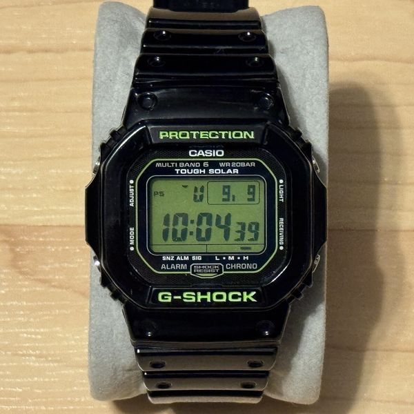 Casio G-Shock GW-M5610B-1 â Zombieâ Solar Atomic Square Digital Watch ...
