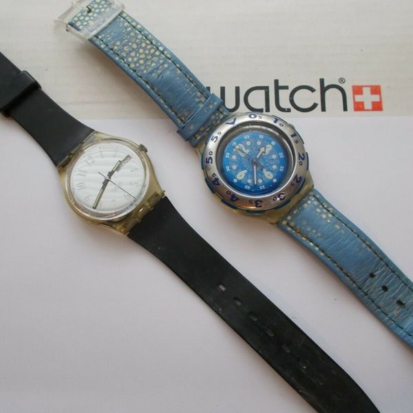 Lot of 2 Swatch-Watches >> Std Gent & Scuba TOP Vintage | WatchCharts ...