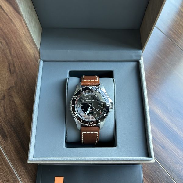 Hamilton Khaki Navy Scuba Auto 41mm Khaki King Scuba Men's 100m Diver ...