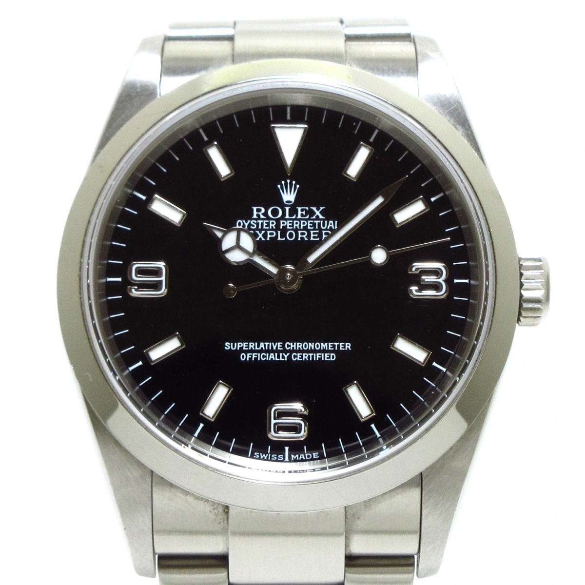 [New] [Used] ROLEX Explorer 1 Watch SS / 13 frames (full frames) Black ...