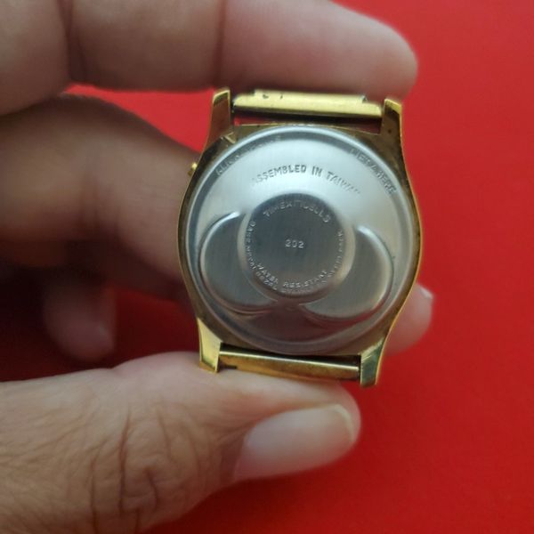 1970s Timex Vintage Red LED Digital Watch Gold Tone, Untested ...