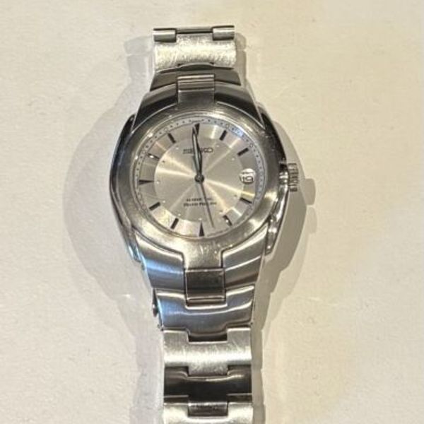 Seiko Mens Kinetic Auto Relay Watch | WatchCharts Marketplace