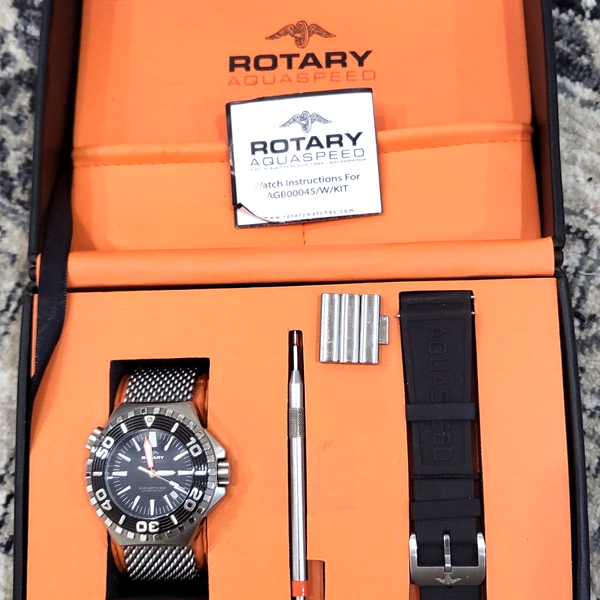 Rotary AquaSpeed Dive Watch AGB000045/W/KIT | WatchCharts Marketplace