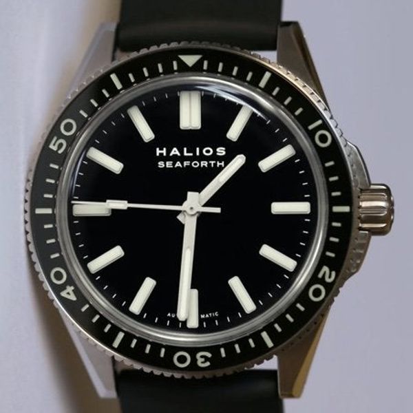 FS - Halios Seaforth IV, Black, Diver Bezel, Titanium | WatchCharts ...