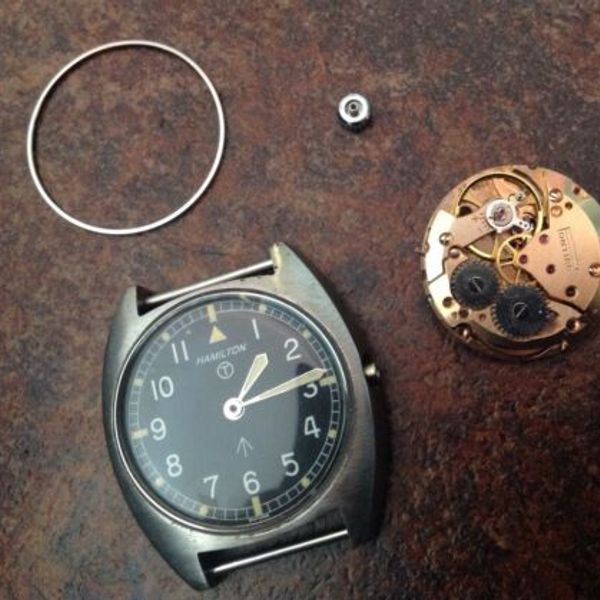 Vintage HAMILTON W10 - Military Wrist Watch Parts. | WatchCharts ...