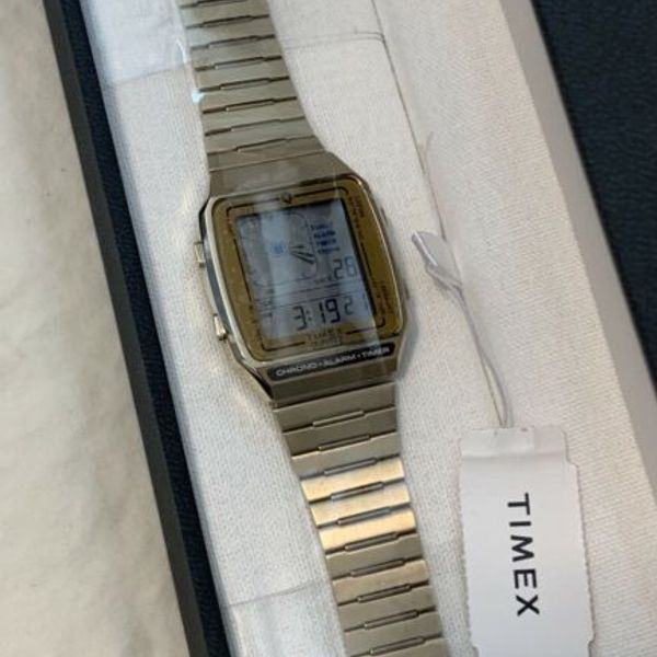 Timex Q Reissue Digital LCA Watch Gold 2020 | WatchCharts