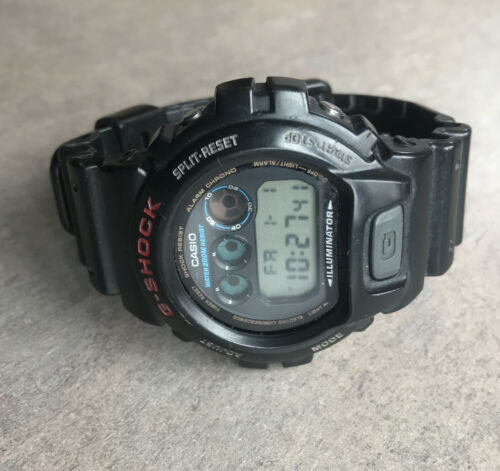 Casio 3230 G-Shock DW6900MS Men's All Black Resin Digital Quartz Sport ...