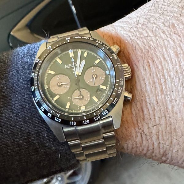 SEIKO Prospex Speedtimer Green Dial SBDL107/SSC933 Solar Chronograph ...