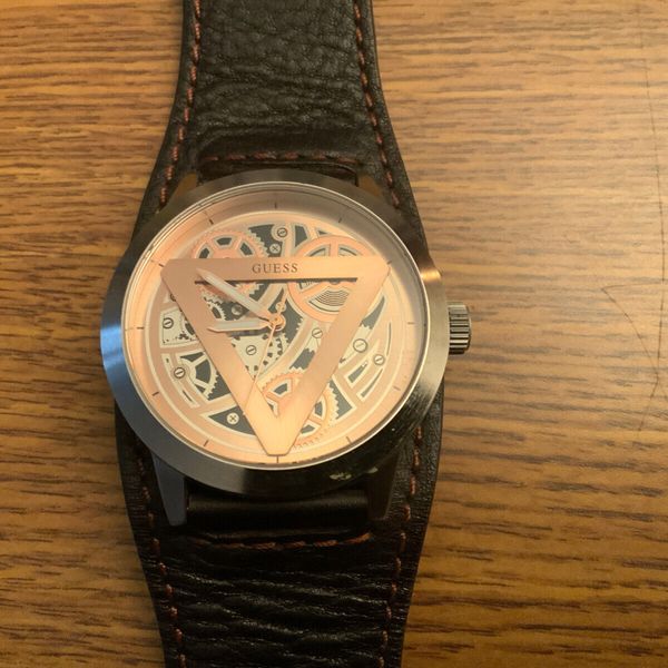 Guess 25th Anniversay Iconic Cuff Watch Quartz Movement | WatchCharts ...