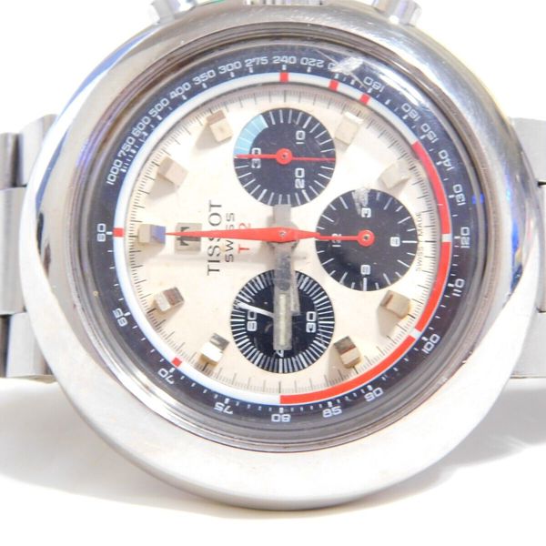Vintage Tissot T12 "UFO" Stainless Steel Men's Watch White Face ...
