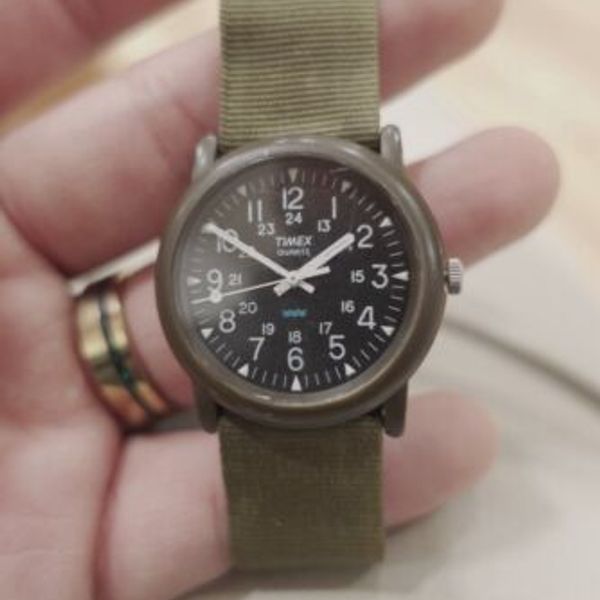Vintage Timex Field Camper Macgyver Military 24HR Watch C4 Quartz ...