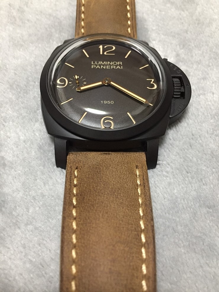 FS : Panerai PAM 375 COMPOSITE Luminor 1950 "Black Fiddy" - $6650 ...