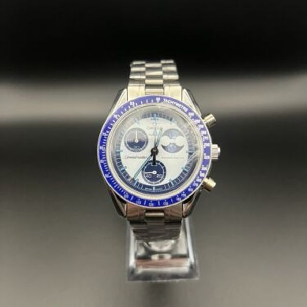 Omega Moonswatch Metal Mod - Mission To The Moonphase Snoopy Blue ...