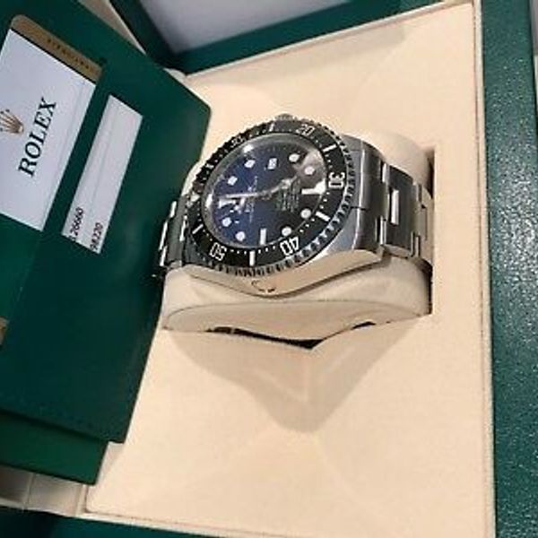 Rolex 44MM Deep Sea Dweller James Cameron Blue Gradient Dial Box/papers ...
