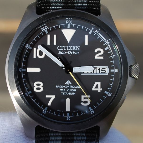 CITIZEN Eco-Drive Titanium Watch JDM Promaster Land Model PMD56-2952 ...