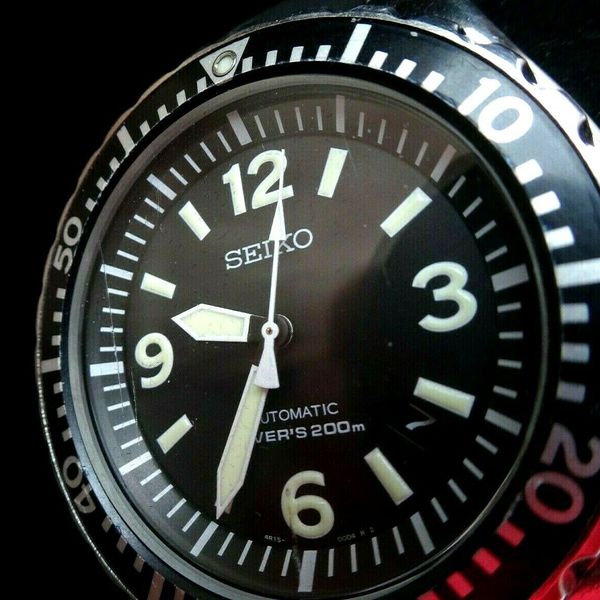 Seiko SPORK Divers auto rare SRP043 200m scuba vintage discontinued ...